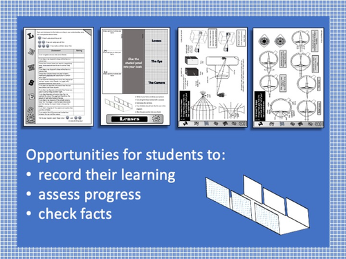 Light - Lenses, The Eye, Pinhole Camera and Camera - Distance Learning ...