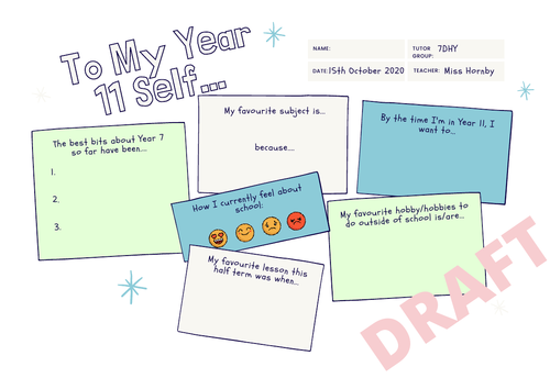 To My Future Self/Getting to Know Me | Teaching Resources