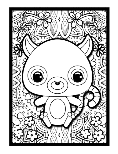 Lemurs Mindfulness Mandala Coloring Pages, Animals Coloring Printable ...