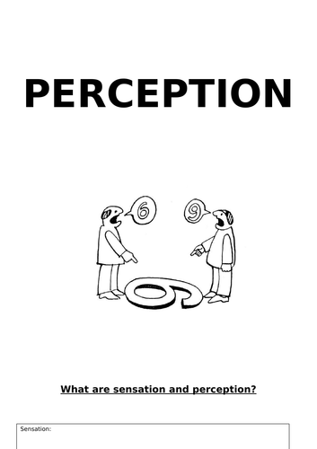 GCSE AQA Psychology Perception Revision Lesson | Teaching Resources GCSE AQA Psychology Perception Revision Lesson | Teaching Resources