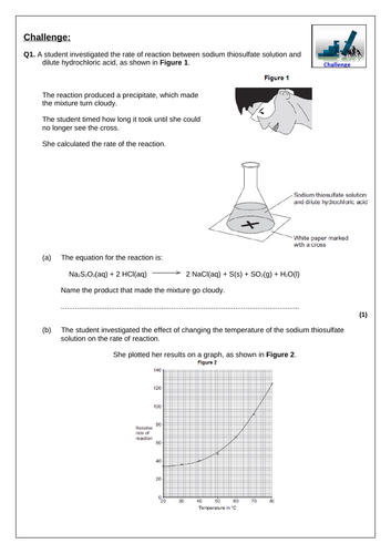 The Effect of Concentration on Reaction Rate Theory Lesson | Teaching ...