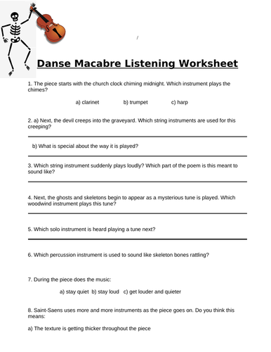 Danse Macabre Unit | Teaching Resources