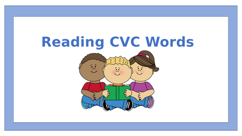 CVC words and pictures powerpoint | Teaching Resources