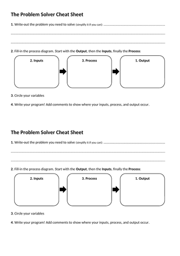 J277 OCR 2.1 Algorithmic Thinking | Teaching Resources