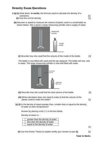 AQA P6 Molecules and Matter - Whole Topic | Teaching Resources