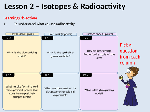 AQA P7 Radioactivity - Whole Topic | Teaching Resources