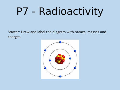 AQA P7 Radioactivity - Whole Topic | Teaching Resources