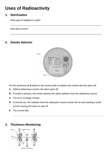 AQA P7 Radioactivity - Whole Topic | Teaching Resources