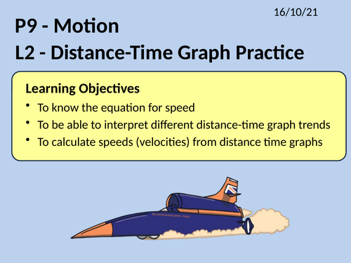 AQA P9 Motion - Whole Topic | Teaching Resources