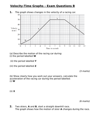 AQA P9 Motion - Whole Topic | Teaching Resources