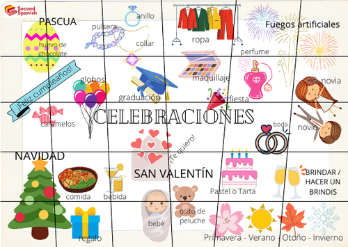 Puzzle Celebraciones - Celebrations | Teaching Resources