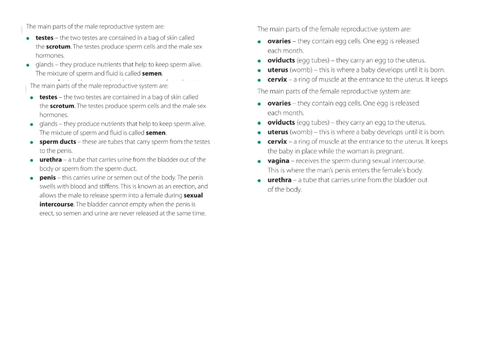 Reproductive Systems KS3 Activate Science | Teaching Resources