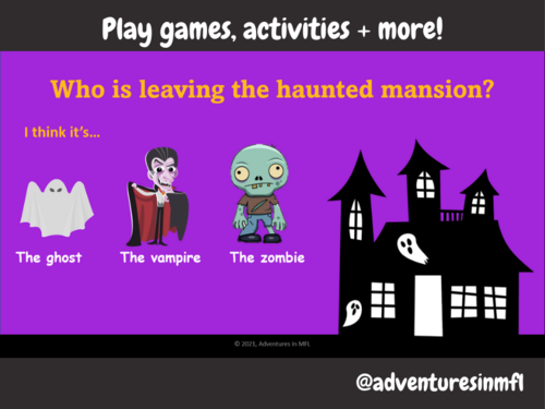 ESOL/ EFL/ EAL/ ESL Halloween in English (PPT) | Teaching Resources