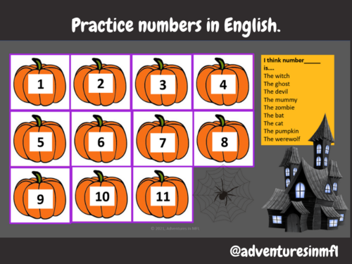 ESOL/ EFL/ EAL/ ESL Halloween in English (PPT) | Teaching Resources