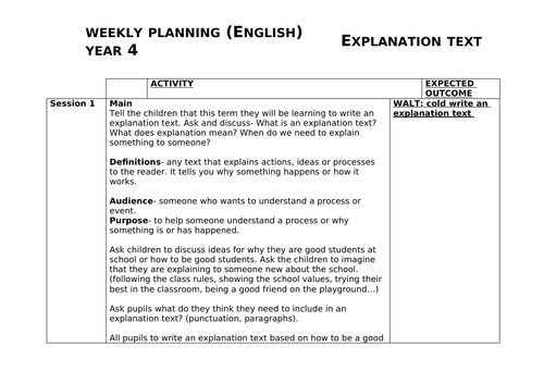 Explanation text talk for writing year 4 why dragons are extinct ...