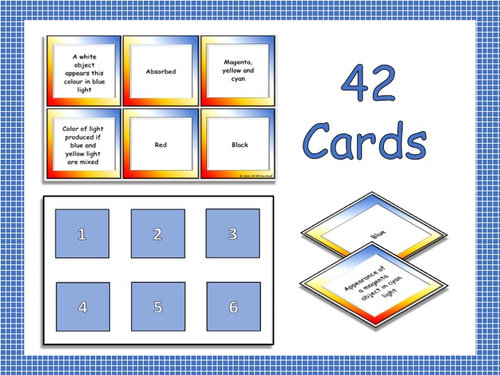 Light - Dispersion, White Light & Colour Filters - Find the Pair Game ...