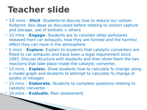 AQA GCSE Chemistry - Earth's Atmosphere | Teaching Resources
