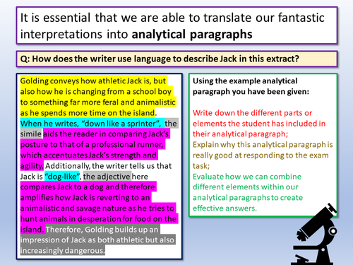 Lord of the Flies Language | Teaching Resources