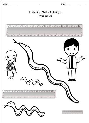 Listening Skills Maths Worksheets - Early Years, Key Stage 1 ...