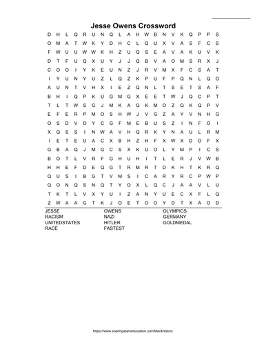 Jesse Owens Black History Month Proud to Be KS3 Complete Lesson Video ...