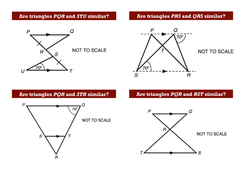 Edexcel GCSE Higher Unit 12 - Similarity & Congruence | Teaching Resources