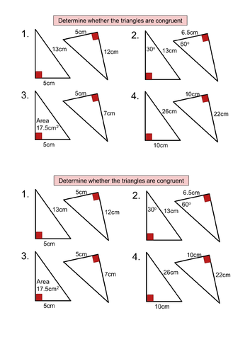 Edexcel GCSE Higher Unit 12 - Similarity & Congruence | Teaching Resources