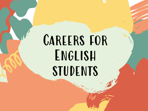 13 English Careers Display Posters | Careers for English students ...