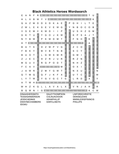 KS2 CrossCurricular English Black British Sporting Heroes Black History ...