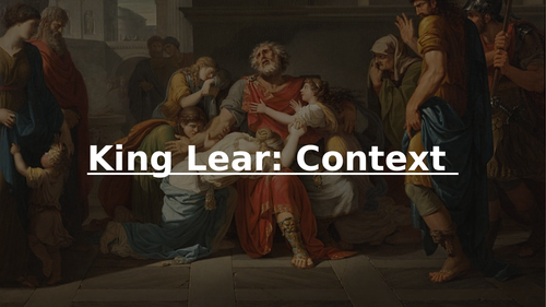 King Lear full scheme of lessons (A2) | Teaching Resources
