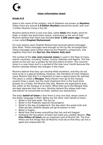 Introduction to Islam | Islam | Teaching Resources