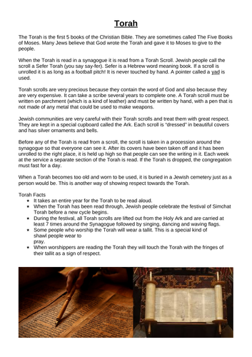 KS3 R.E holy books / sacred texts info sheets | Teaching Resources