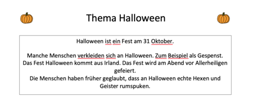 Halloween in Deutschland - History + Vocab Sheet | Teaching Resources