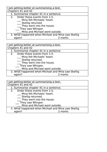 Skellig Guided Reading Planning | Teaching Resources