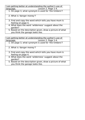 Skellig Guided Reading Planning | Teaching Resources