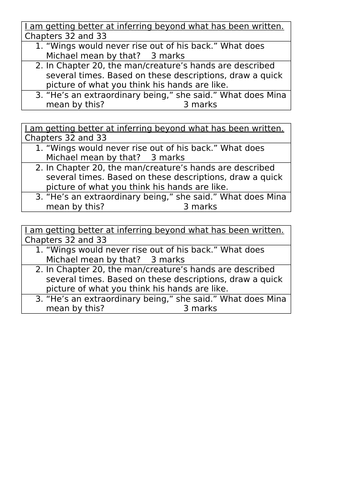 Skellig Guided Reading Planning | Teaching Resources
