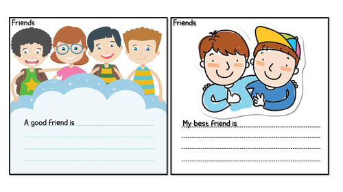 A good friend is ... Writing Sheets | Teaching Resources