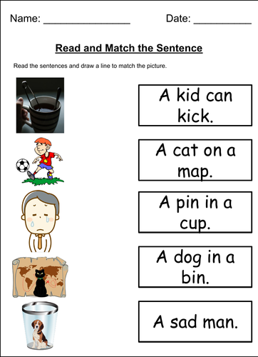 Phase 2 - Read a sentence | Teaching Resources