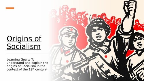 Socialism- Introduction and Origins | Teaching Resources