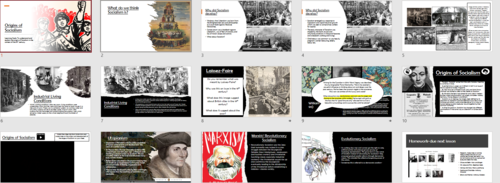 Socialism- Introduction and Origins | Teaching Resources