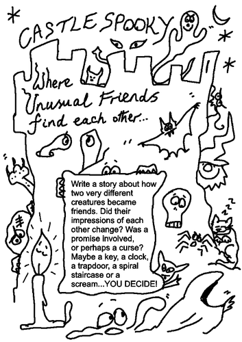 CREATIVE WRITING ON UNUSUAL FRIENDSHIPS | Teaching Resources