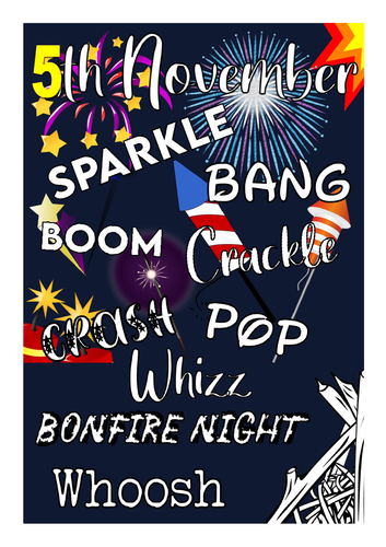 Design a Poster for Bonfire Night | Teaching Resources