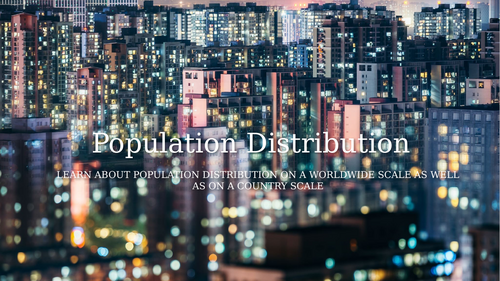 Population, KS3 Geography (complete unit) | Teaching Resources