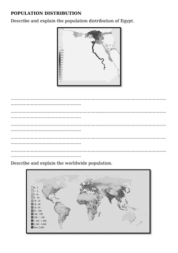 Population, KS3 Geography (complete unit) | Teaching Resources