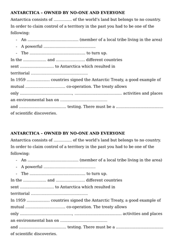 Antarctica, KS3 Geography (complete short unit) | Teaching Resources