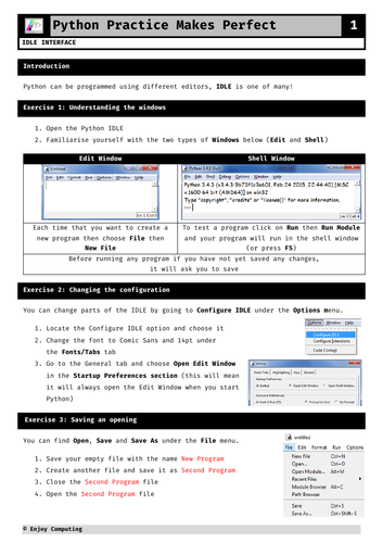 Interfaces (Python Practice Makes Perfect 1) | Teaching Resources Interfaces (Python Practice Makes Perfect 1) | Teaching Resources