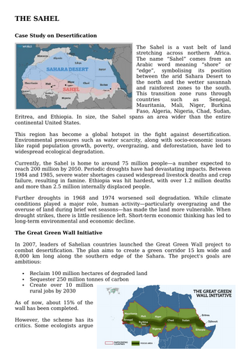 Fragile Environments & Climate Change, IGCSE Geography, Pearson Edexcel 4GE1 (complete unit ...