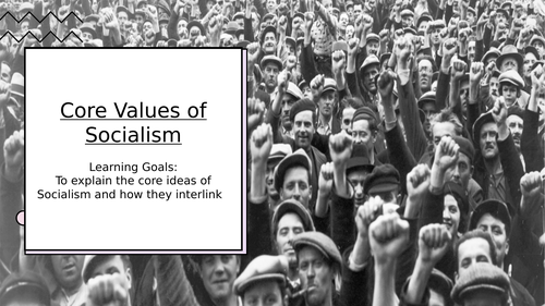 Socialism Core Values | Teaching Resources