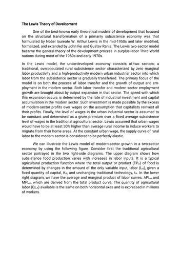 The Lewis theory of development | Teaching Resources