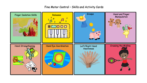 Fine Motor Activity Card Sets | Teaching Resources