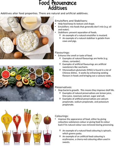 Food Provenance GCSE Food AQA | Teaching Resources